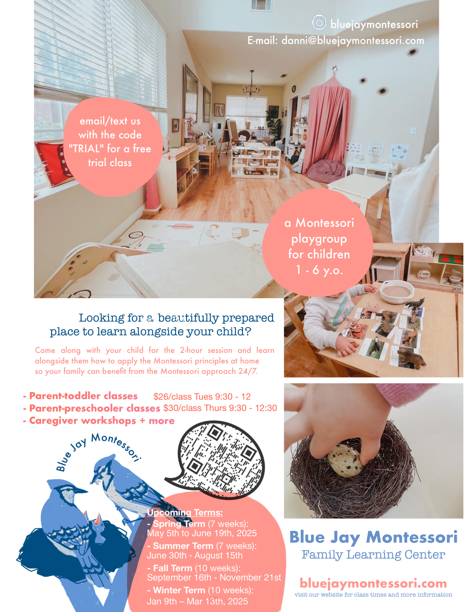 Parent-Toddler Class – Blue Jay Montessori